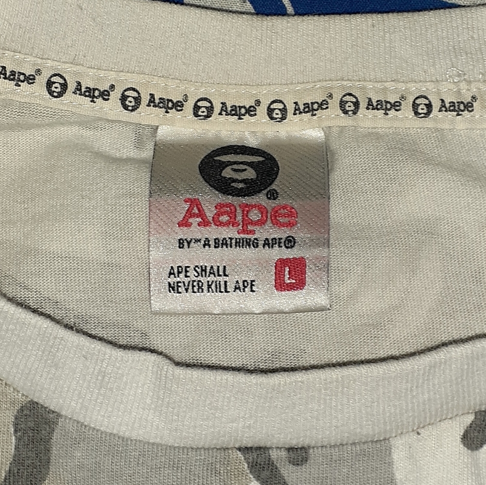 2012 Aape By A Bathing Ape Camo Tee Camouflage Vintag… - Gem